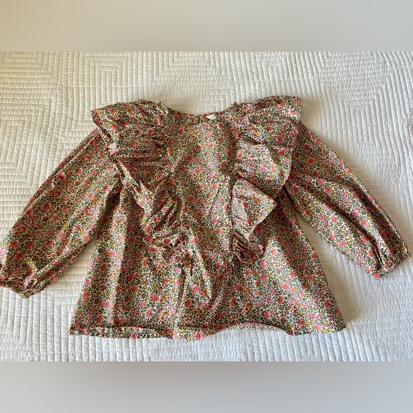 J. Crew | Shirts & Tops | J Crew Girls Ruffle Top S 67 | Poshmark